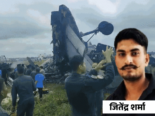 Aligarh Soldier Jitendra Sharma Dies in Assam Plane Crash