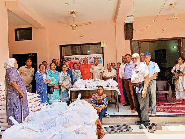 Ration given to 80 families