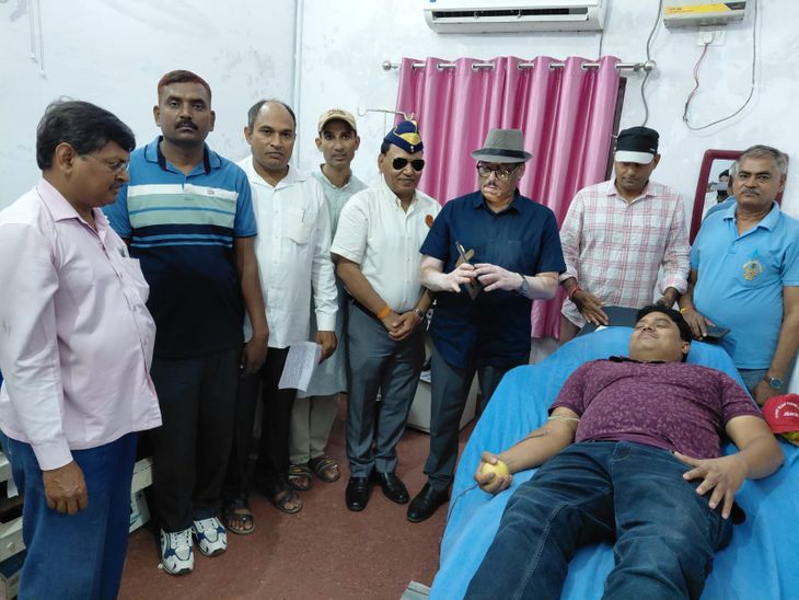 World Blood Donation Day: Ex-servicemen made people aware by donating blood