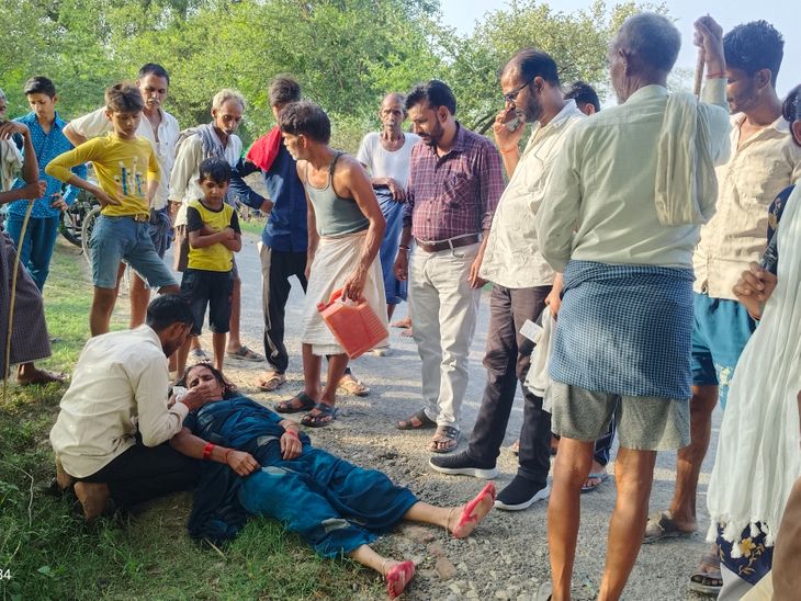 Shahjahanpur Accident: Woman Falls From Bike, Ambulance Called; SP ...