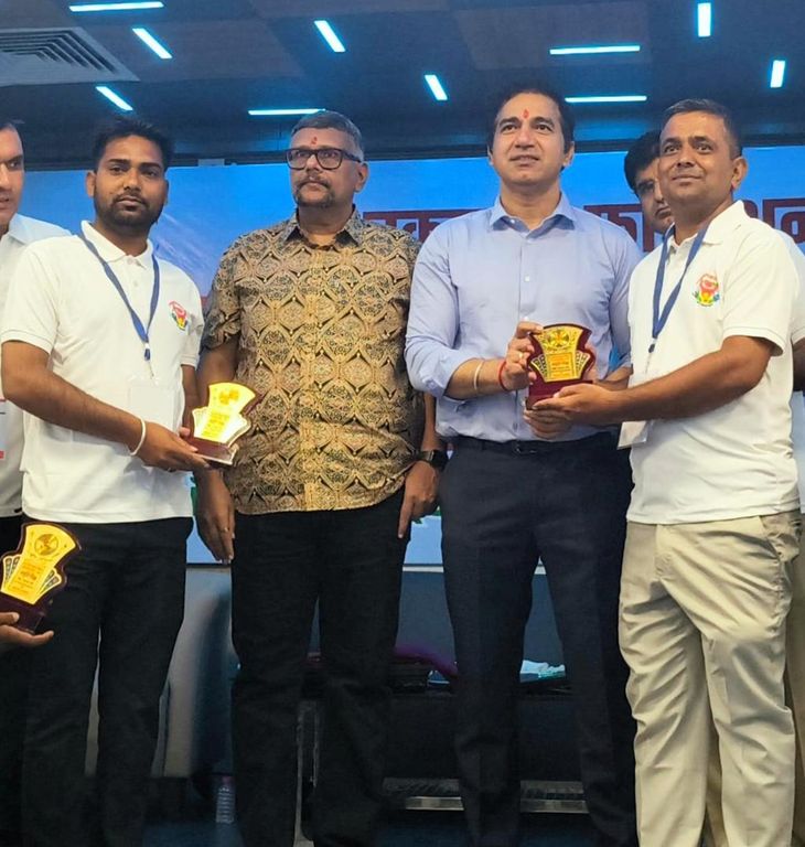 Shaitan Khatik honored at the state level on World Blood Donor Day