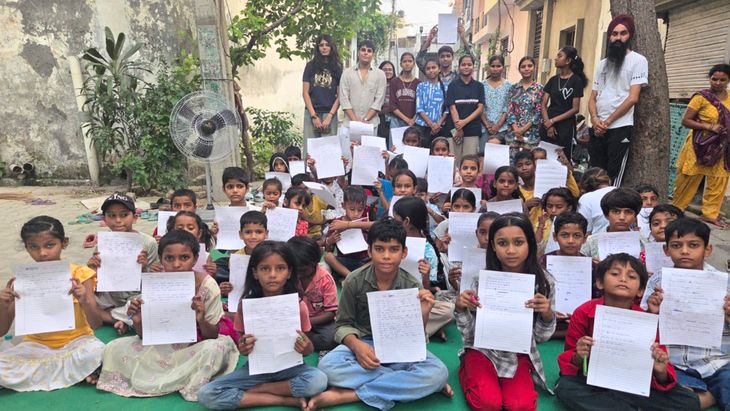 From geography to cleanliness, children learn new things at the summer camp