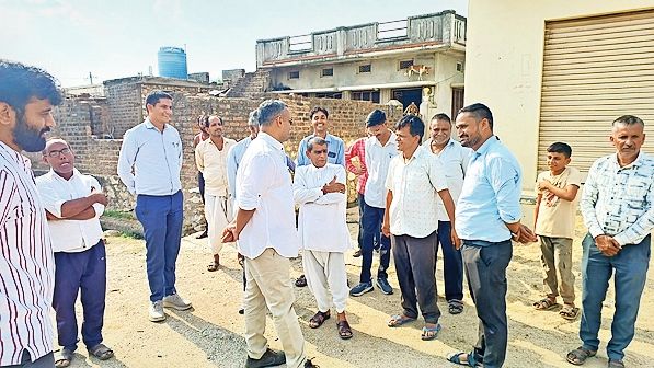 Collector inspected the Atal Path work on Hathal Road.