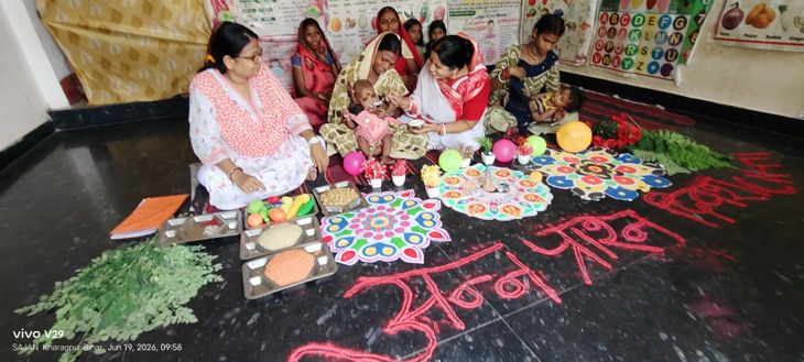 Give complementary foods to children after six months