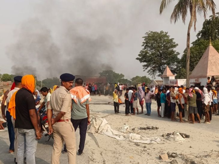 Saran Accident NH-19 Jam | Youth Death Traffic Block