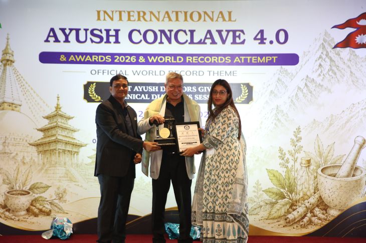 Dr. Arvina receives international honor in Nepal