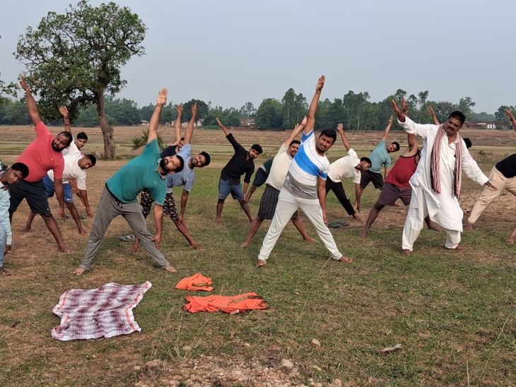 Intl Yoga Day: Healthy India Resolve at Chakai Wireless Ground