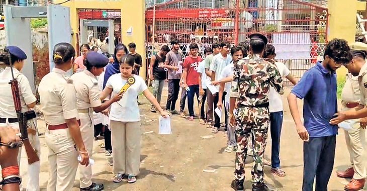 Search campaign conducted in examination centre, all hotels ...