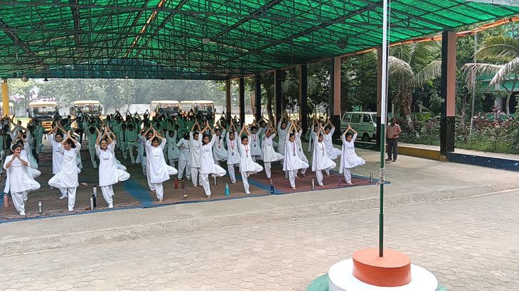 Inspired to adopt a healthy lifestyle and practice yoga