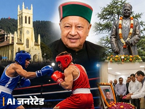Himachal News: Virbhadra Singh birth anniversary events Shimla Ridge ...