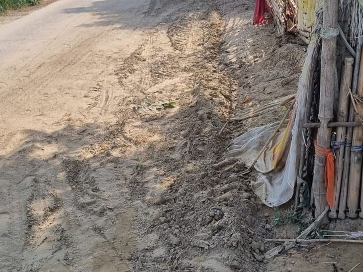 Aswanpar Chowk CC Road Embankment Work Complete | PWD Repair