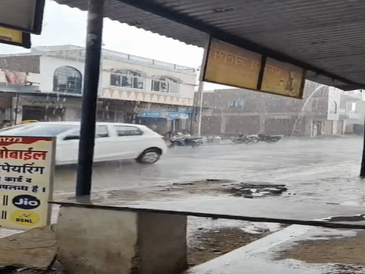 Khemali, Sangwa Villages Rain; Summer Heat Relief | Chandesara Tree Fall