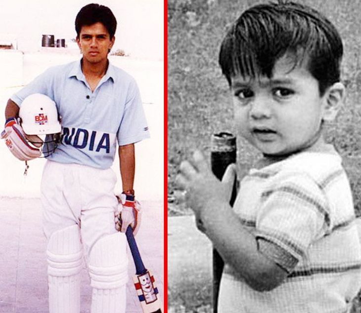 Rahul Dravid\'s Childhood And Rare Photos To Just Before Star Cricketer