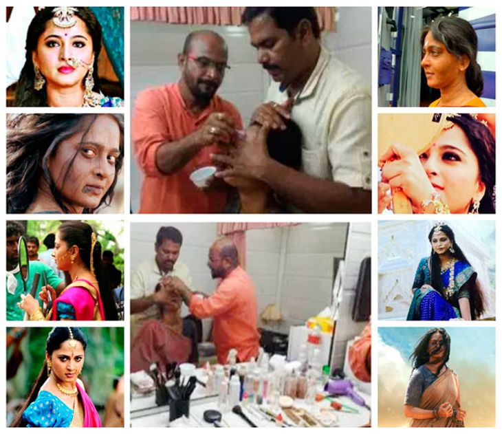 Marathi Makeup Artist Pratap Borhade And D N Irkar doing Devsena Makeup ...