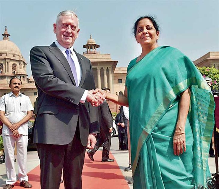 sitaraman meets with american defence minister | भारत अफगाणिस्तानात ...