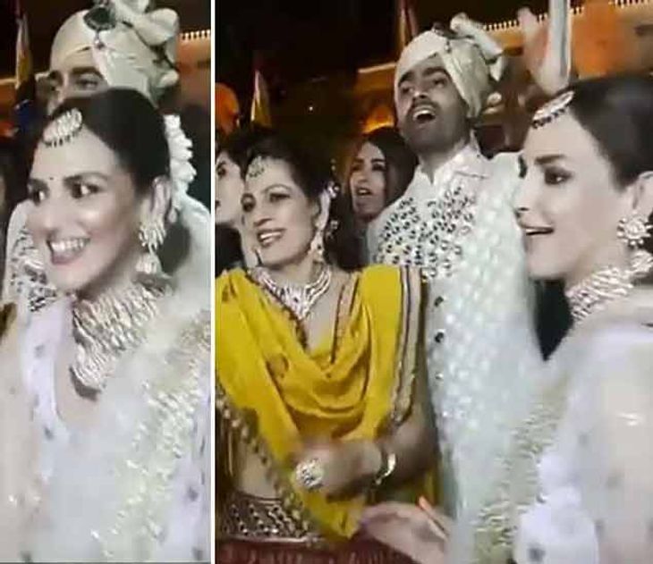 Isha Deol And Hema Malini Gorgeous Looks At Family Wedding