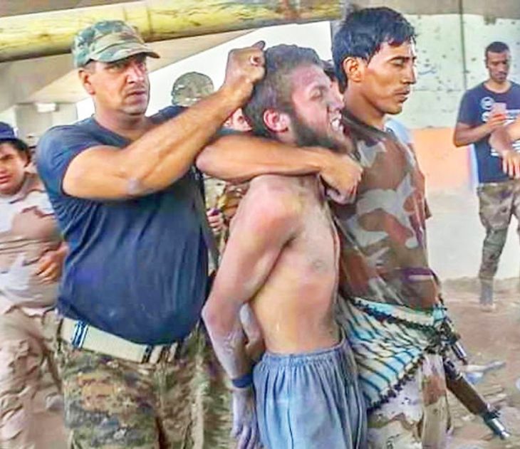 Captured ISIS Fighters Paraded Without Clothes By Iraqi Forces After ...