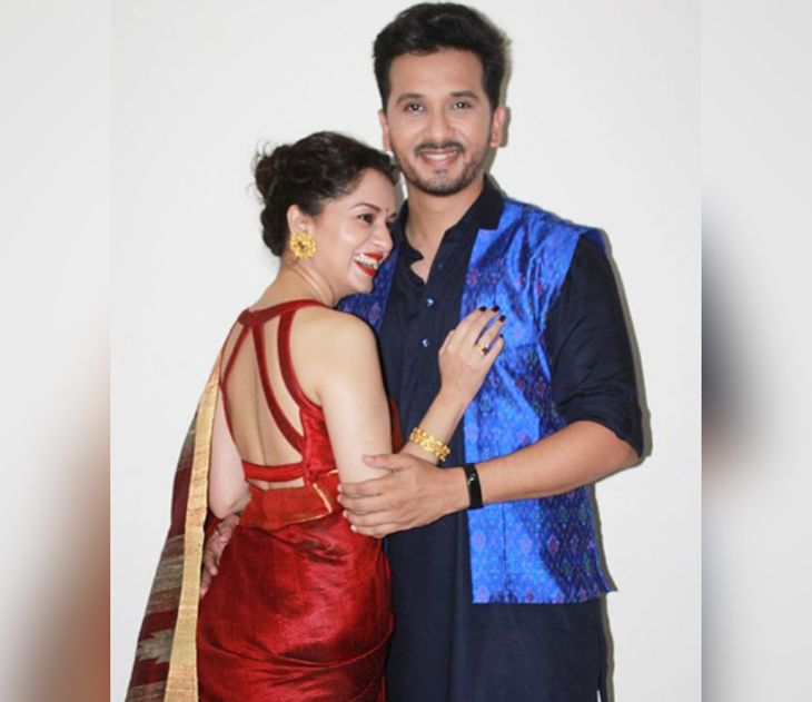 marathi actors during zee natya gaurav awards