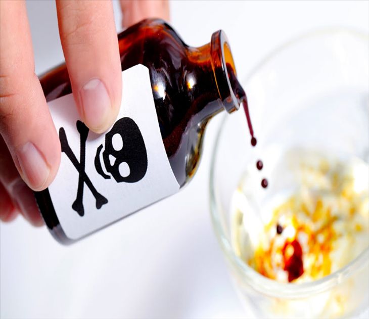 attempt to murder by drinking poison