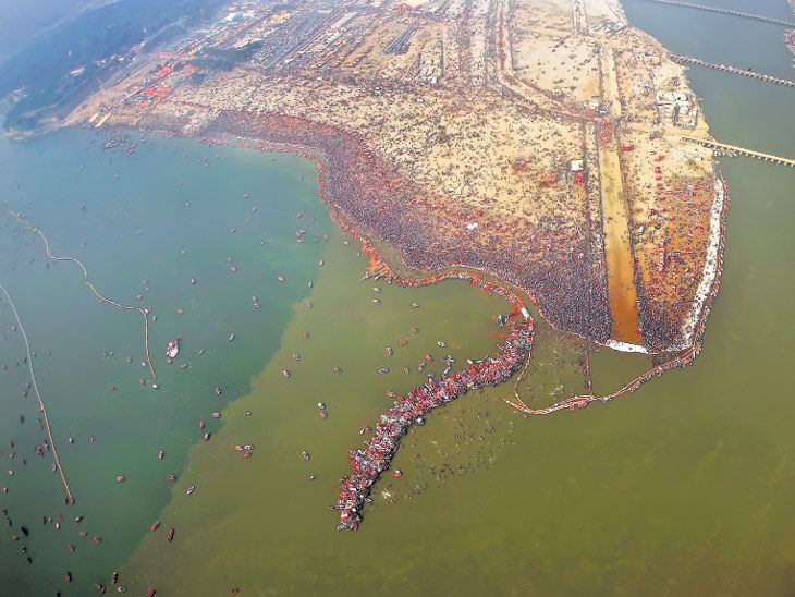 Prayagraj is The World's highest population city for one day ...
