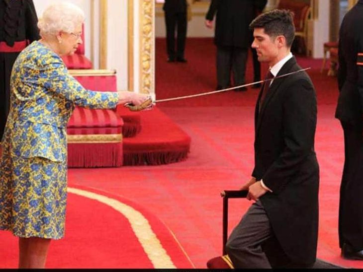 first in 12 years, cricketer Alastair Cook officially receives ...