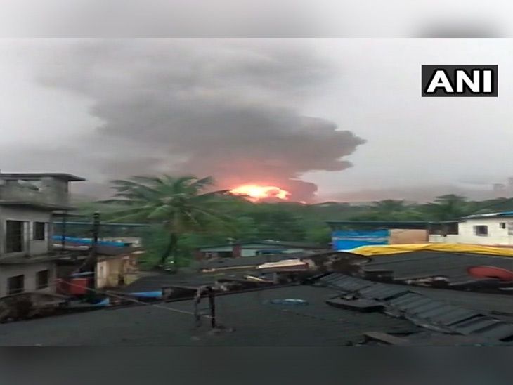 Raigad uran fire in ONGC gas plant 7 dead | रायगड : उरणच्या ओएनजीसी गॅस ...