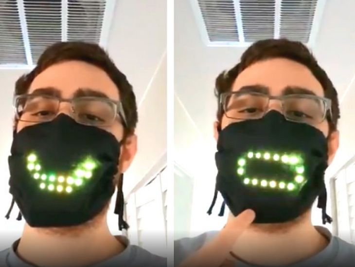 Computer programmer builds COVID 19 face mask with an array of voice ...