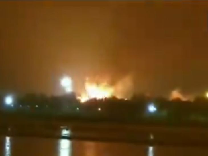 Gujarat: A fire breaks out at an Oil and Natural Gas Corporation (ONGC ...