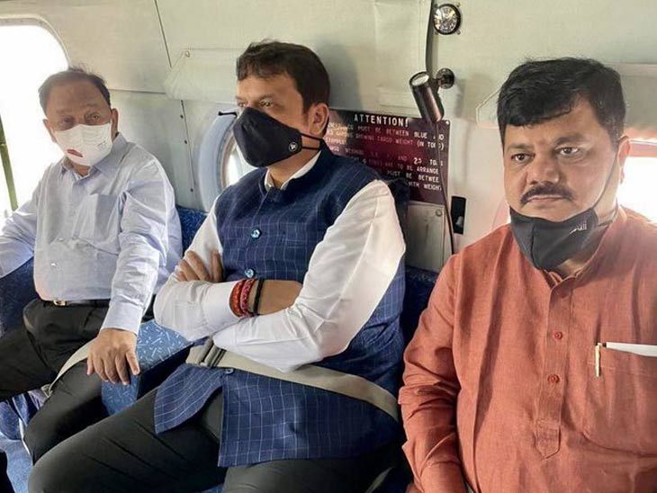 Devendra Fadnavis, Narayan rane and pravin darekar on Konkan tour; news ...