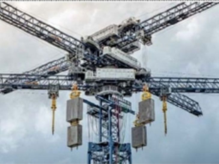 Solar and wind energy is stored in 20 floor energy vaults by earthen ...