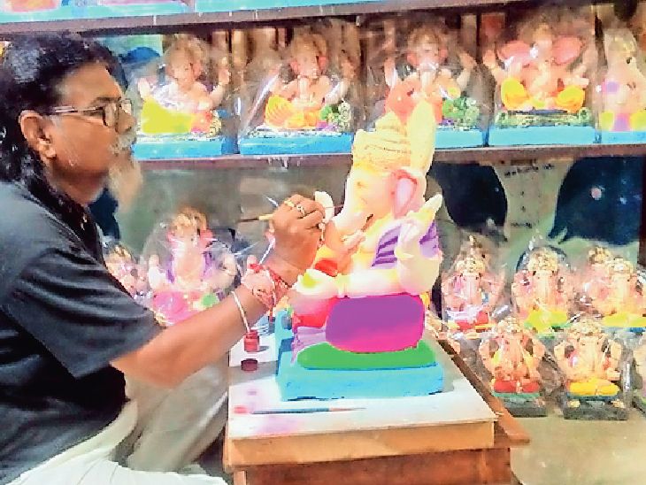 Ganesha idols also became expensive due to transport, shadu soil ...