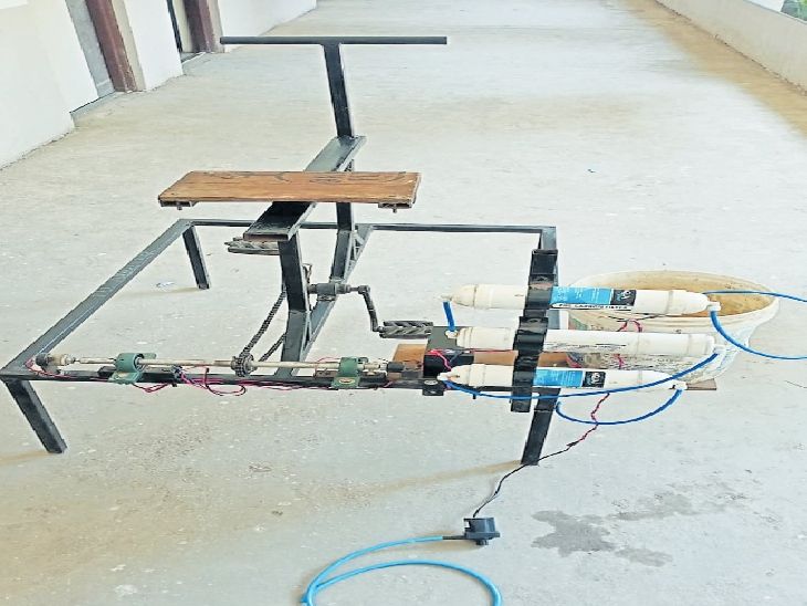 Now the water purifier will run on bicycle pedals; It has the capacity ...