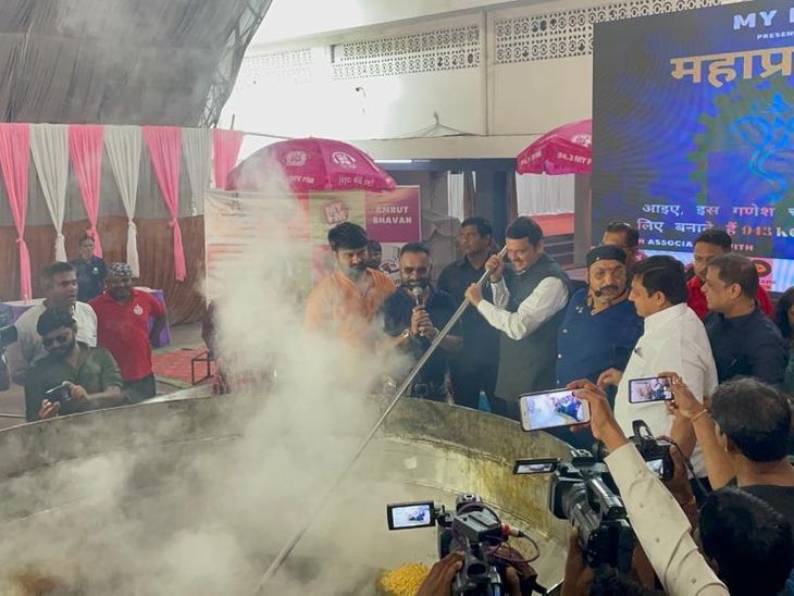 A 2500 kg Mahaprasad | prepared by renowned chef Vishnu Manohar ...