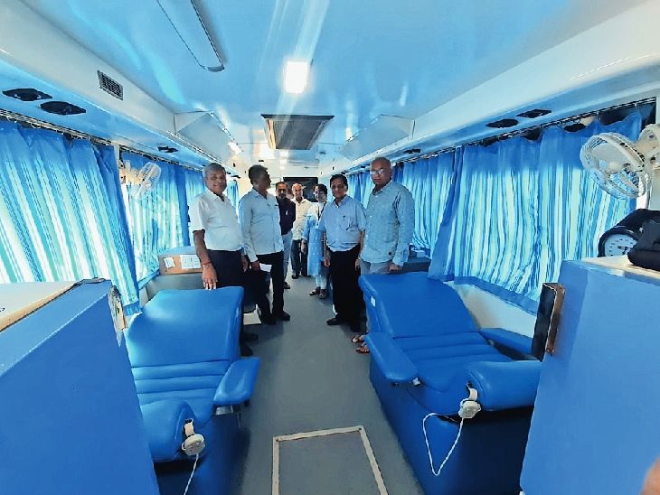 80 lakh bus from Red Cross to Damani for blood donation; equipped ...