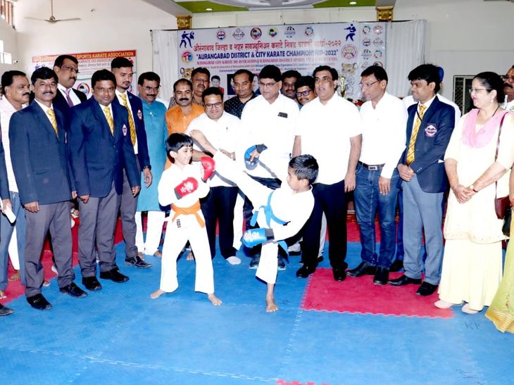 District Karate Competition Harsh, Dyanesh, Viraj, Ananya, Kadambari ...