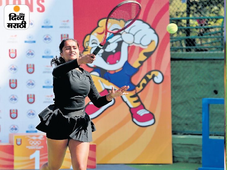 Maharashtra State Olympic tournament tennis player Atharva's triple ...