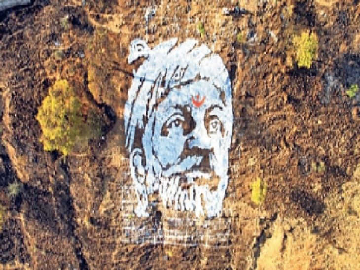 20 hours of Shramdan: Chhatrapati Shivaraya's sketch at Kukkadevi Fort ...