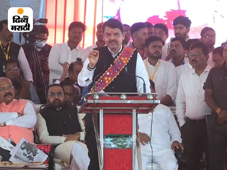 Eknath Shinde Devednra Fadnavis At Poharadevi; Unveiled Statue Of Saint ...