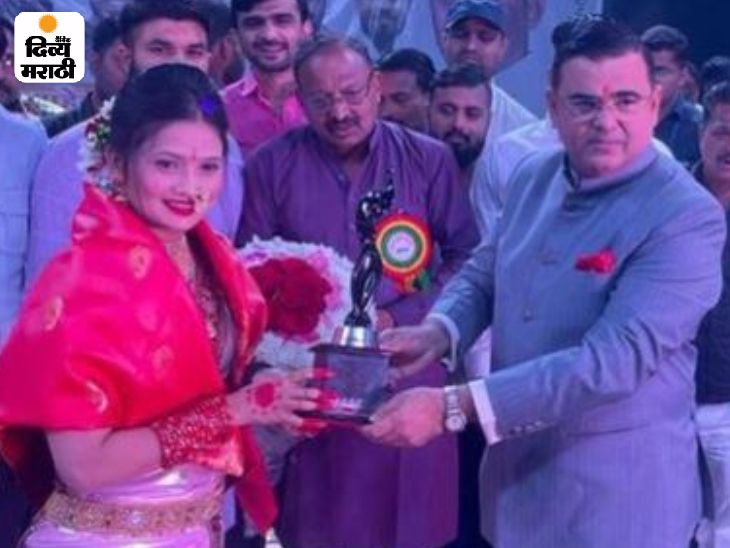 Gautami Patil Khandesh Kanya Jaykumar Rawal Birthday | Dhule News | गौतमी पाटीलचा 'खान्देश कन्या ...