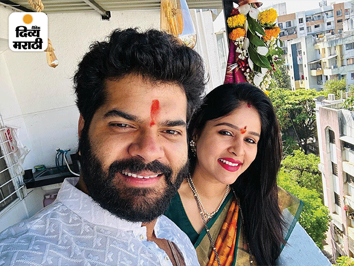 Hardik Joshi And Akshaya Deodhar Gudipadwa Photos; First Gudi Padwa After Marriage | Hardik ...