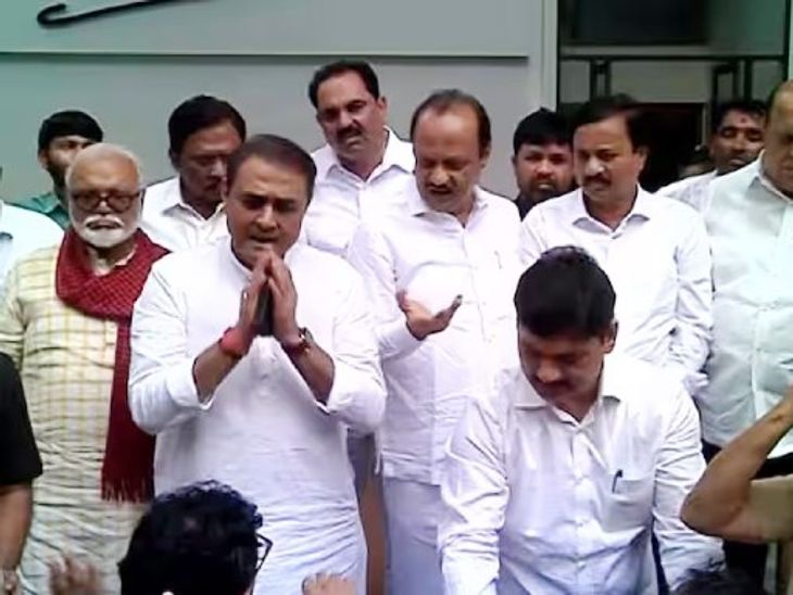 Due to the pressure of the MLAs, the second round of Sharad Pawar ...