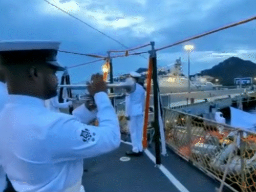 India presented INS Kripan to Vietnam, first time working warship ...
