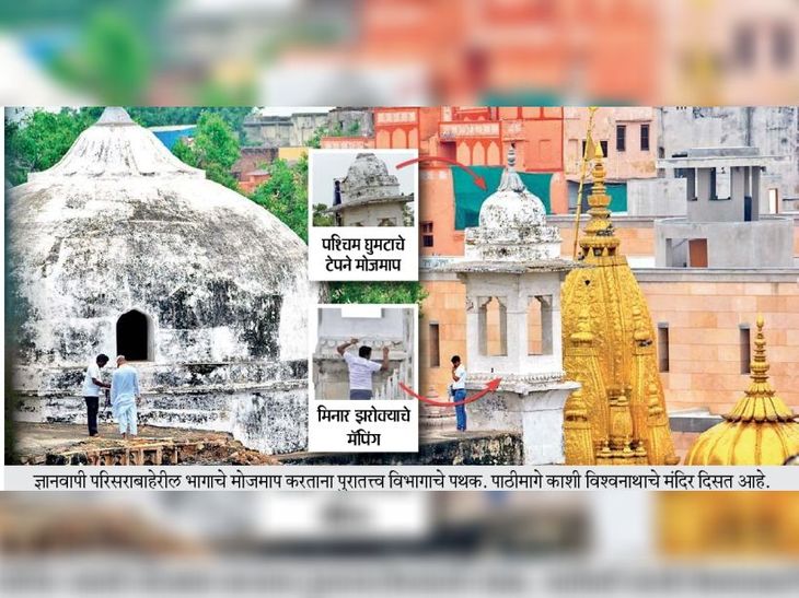 Gyanwapi Masjid measuring from the base ; Kanpur IIT team will reach ...