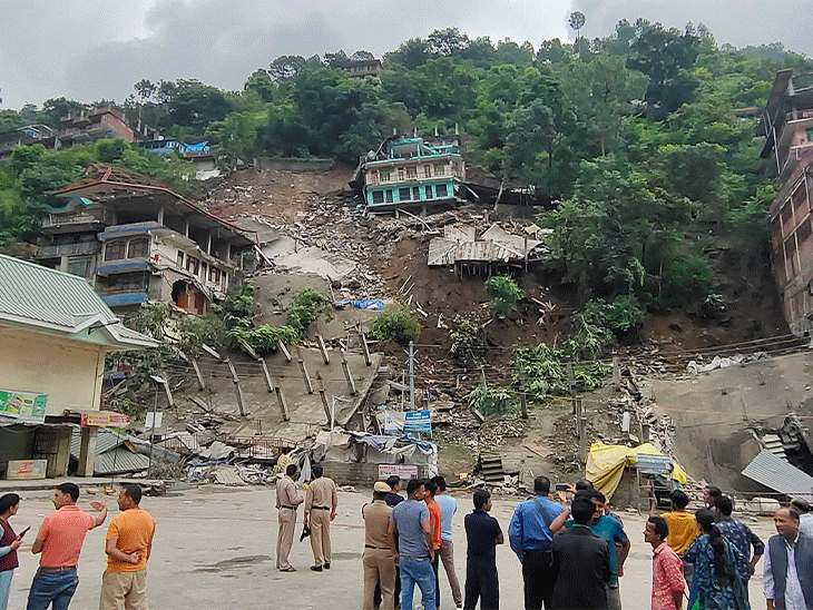 Himachal Pradesh Flood Video Kullu Building Collapse Cm Sukhvinder Sukhu | शिमल्यात आणखी 18 ...