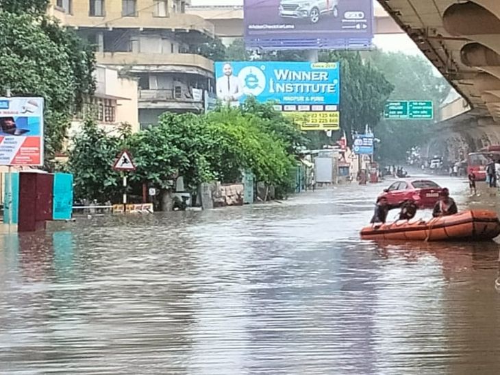 Nagpur Flood Situation Update Ambazari Gorewada Lake Overflow Cloudburst | नागपुरात ढगफुटी ...