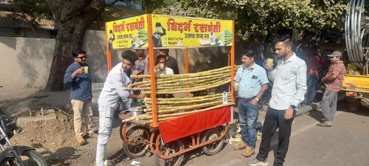 There is a rush on Rasvanti; 20 tonnes of sugarcane comes from ...