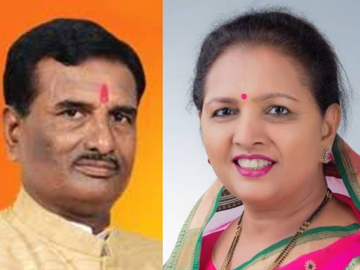 Shekap Mla Shyamsundar Shinde Wife Asha Shinde Way To Congress | चिखलीकरांच्या भगिनी ...