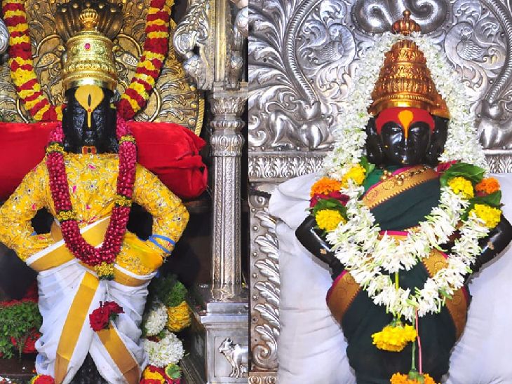 Due to the beautification of the temple, Vithuraya's padasparsha ...