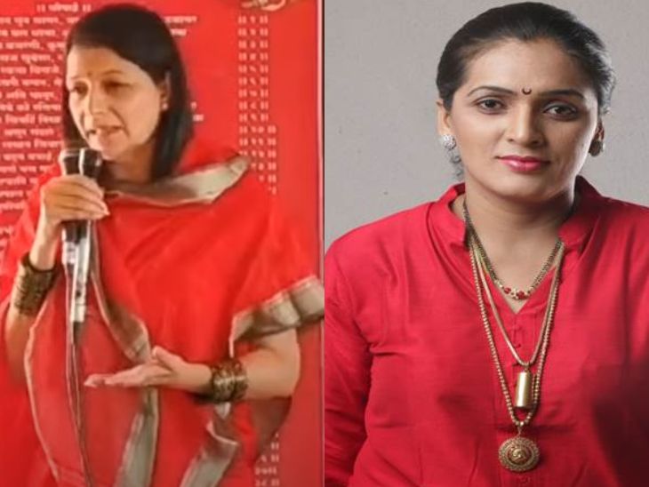 Rupali Thombre Attacks Sharmila Pawar Over Statement On DCM Ajit Pawar ...