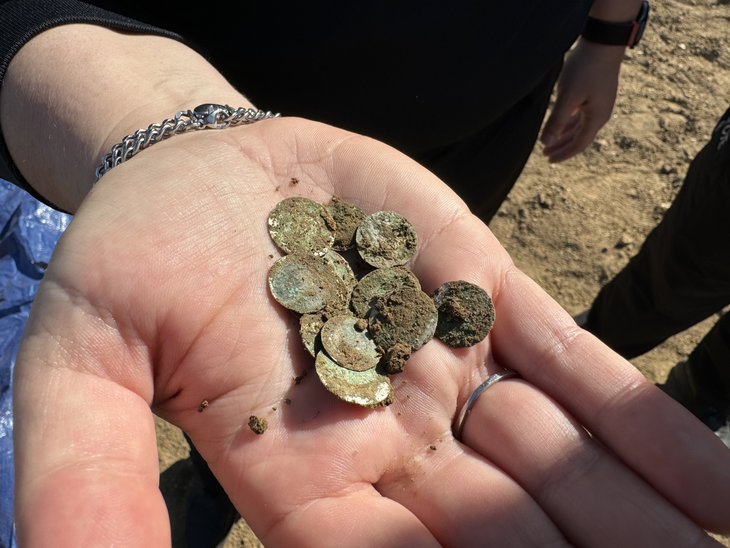 Medieval Silver Coins; Czech Republic Middle Ages Treasure Discovery
